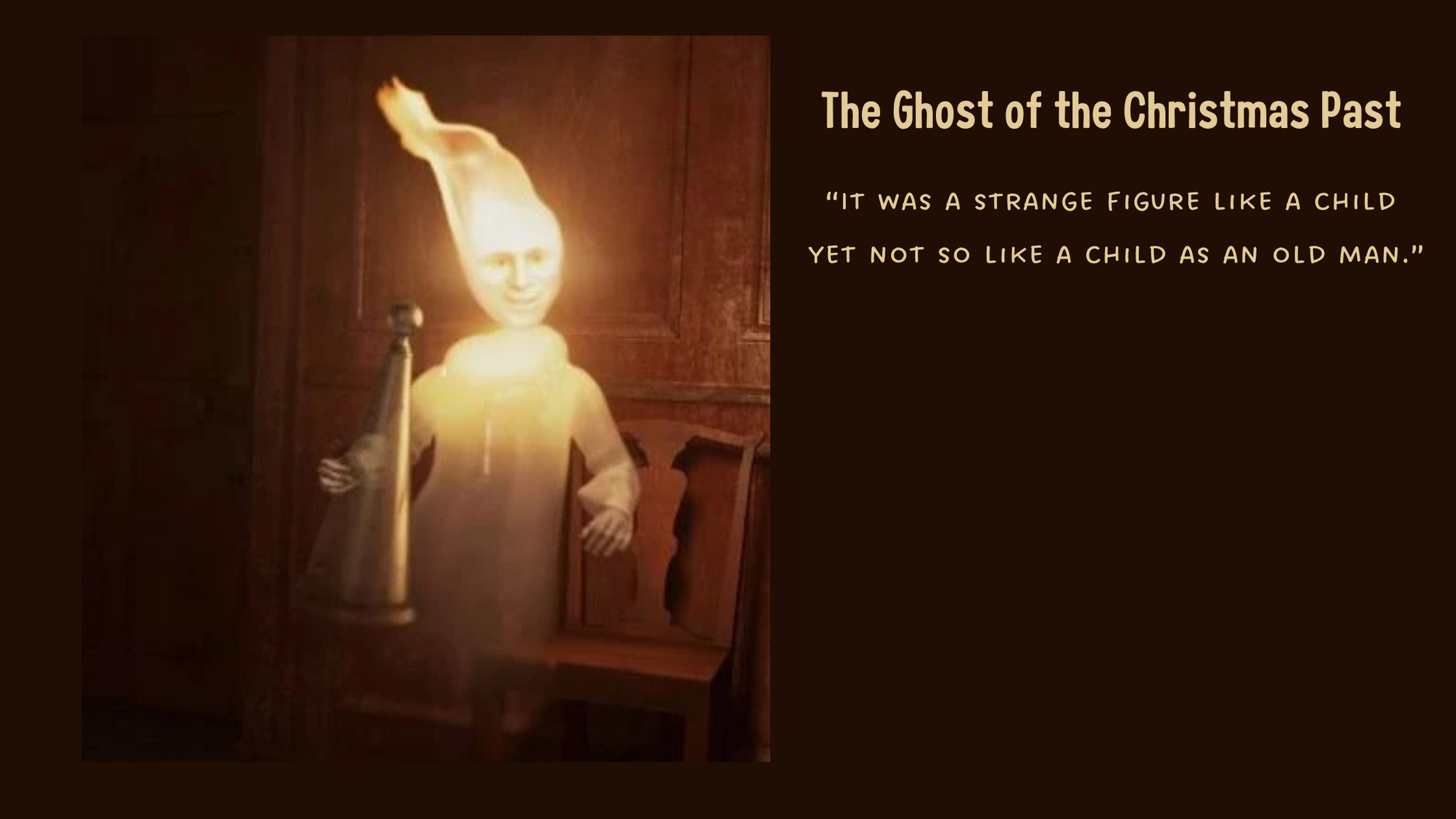 A Christmas Carol: The Ghost of the Christmas Past - The Evolve Education